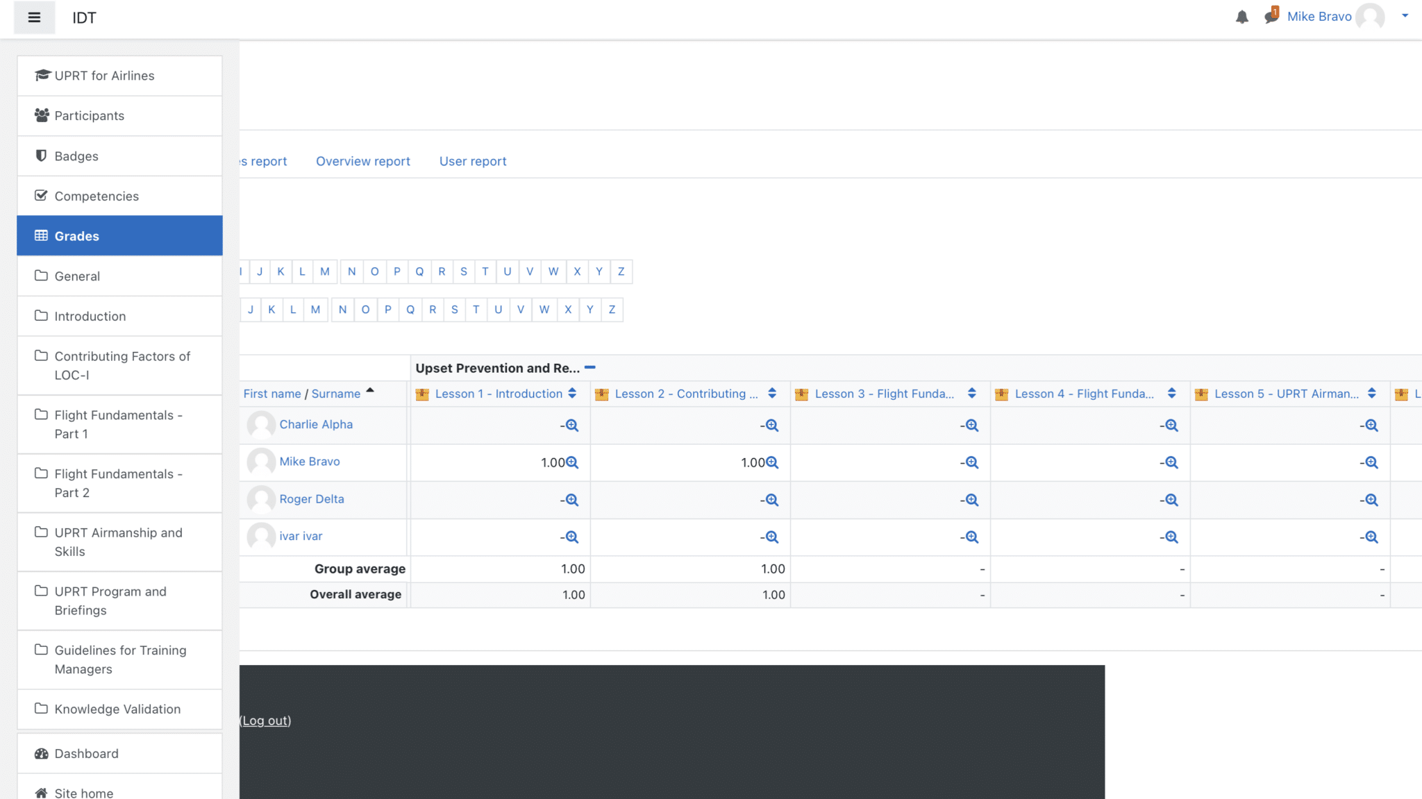 Getting Started with Moodle - UPRT.aero